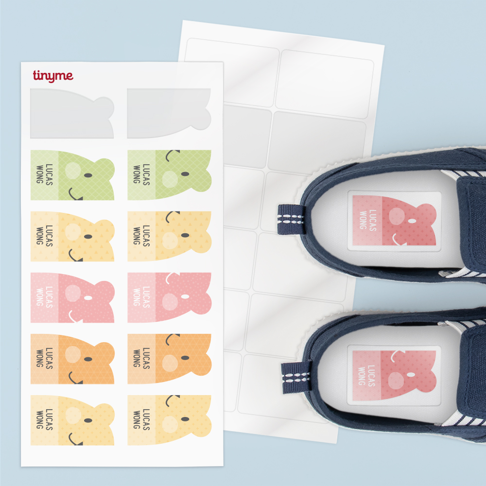 Shoe Labels for Kids | Personalised Shoe Name Labels - Tinyme New Zealand